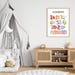 Animal Numbers Poster: Rainbow Colors, Montessori Classroom Decor ...