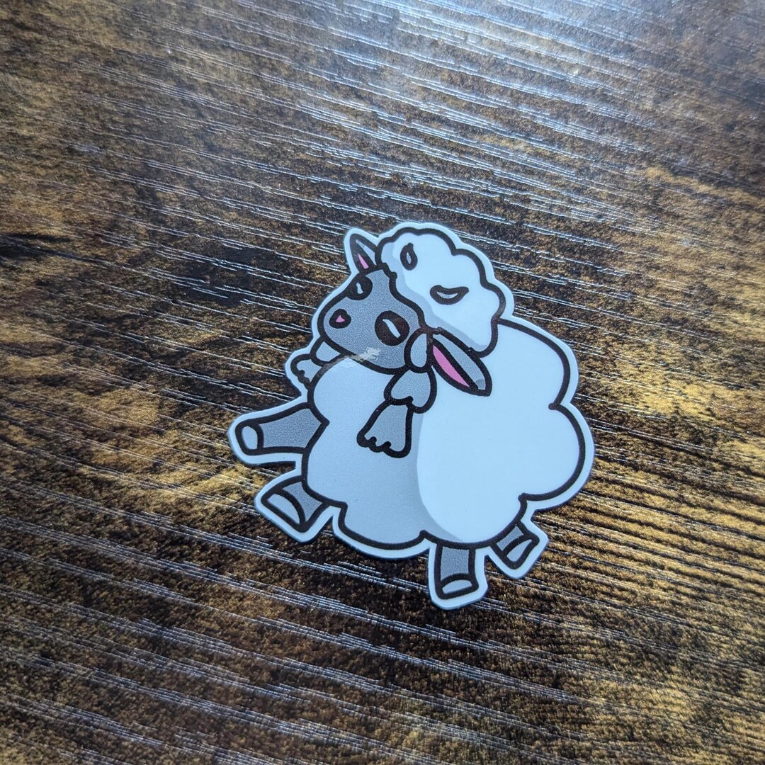 5cm X 5cm Wooloo Vinyl Sticker - Etsy