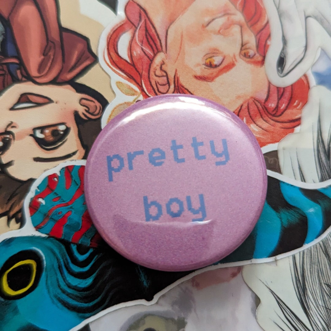 1.25 32mm pretty Boy Buttons/badges - Etsy