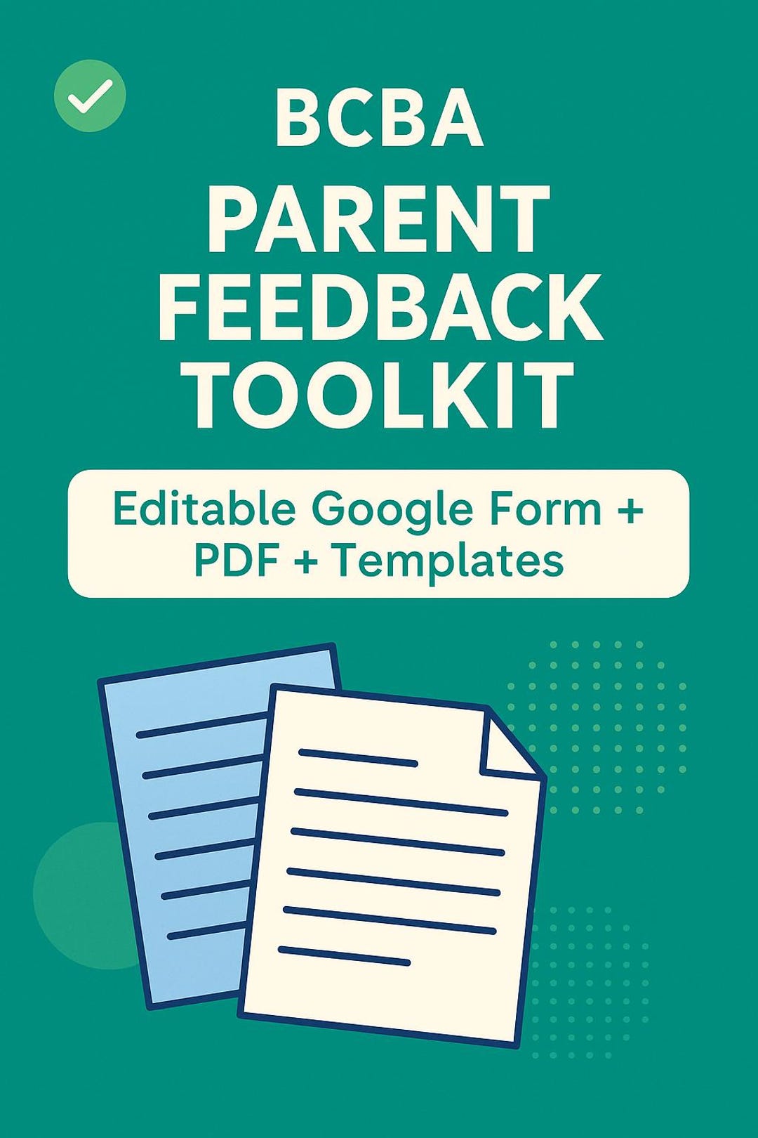 BCBA Parent Survey Toolkit – Editable Google Form, PDF, Feedback ...