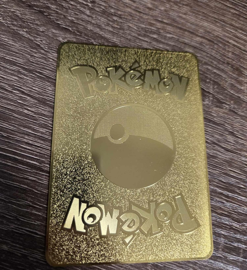 Pikachu Vmax Pokémon Card – Custom Metal Pokemon Card – Ex GX VSTAR ...