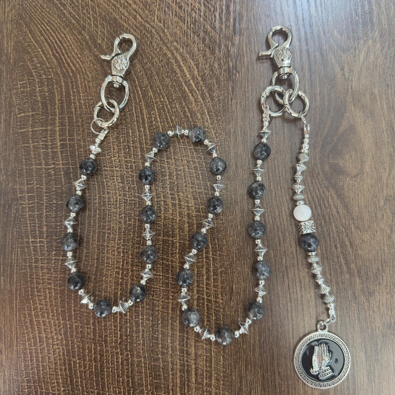 Black Flash Stone Wallet Chain ,jeans Wallet Chain,gothic Wallet Chain ...