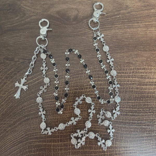 Jeans With Chains - Etsy