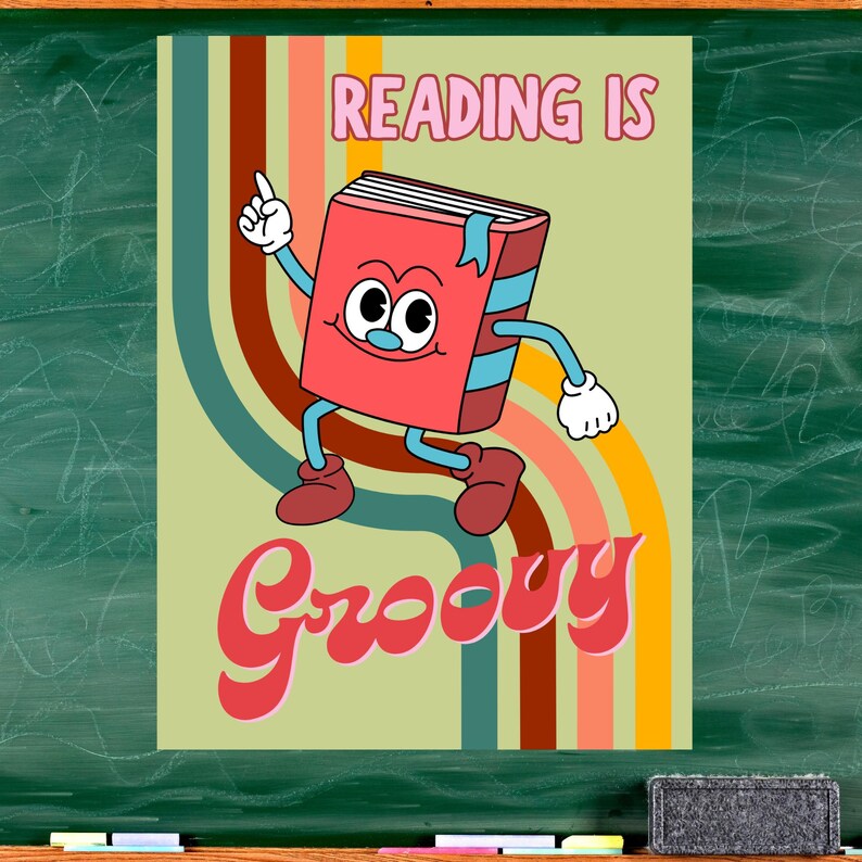 Retro Classroom Posters (3 Poster Set)/ Digital Download / Classroom ...