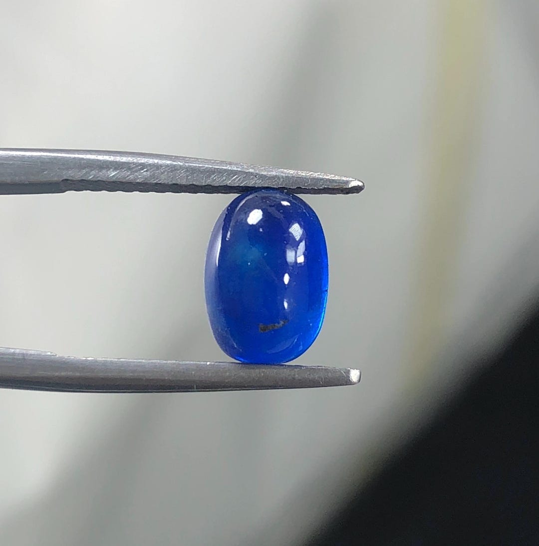 Natural Blue Hauyne Cabochon (sodalite), 1.90 Crt - Etsy