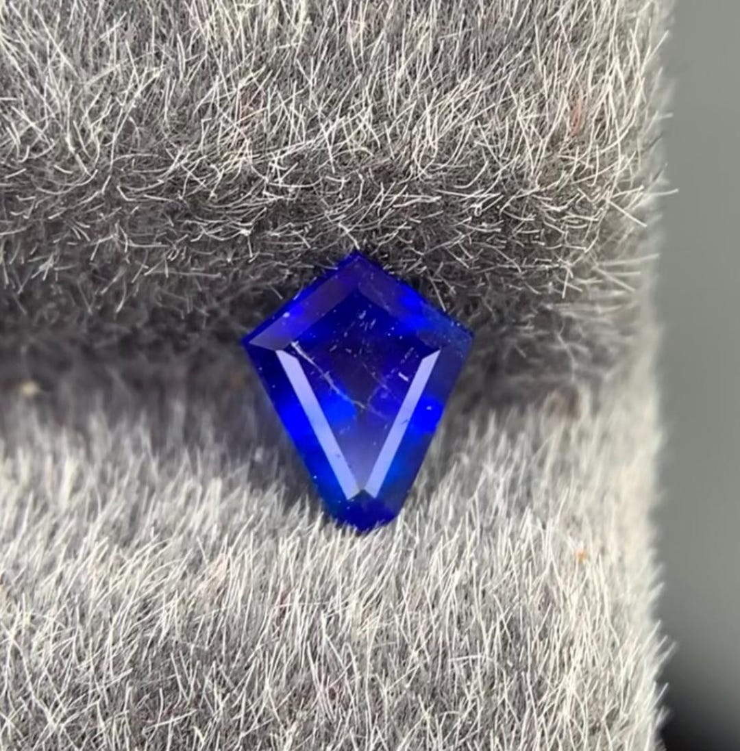 0.22 Crt Natural Rare Deep Blue Hauyne Gemstone (sodalite) From ...