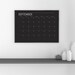 Dark Stylish Calendar | Printable & Digital Planner | Minimalist ...