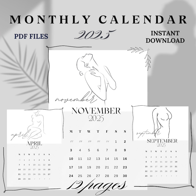 Female Nude Calendars - Etsy