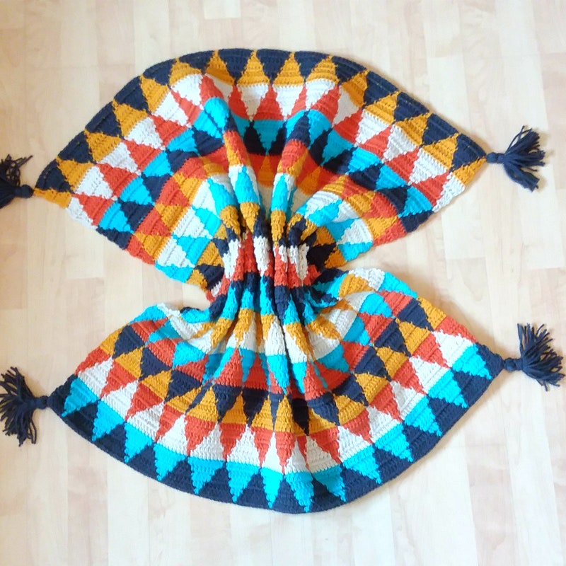 Triangle Blanket - Etsy