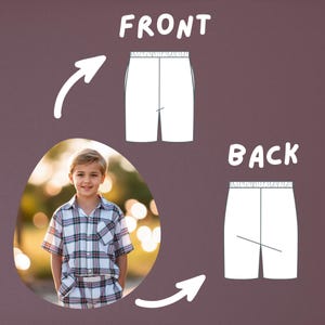 Boys Shorts Sewing Pattern Summer Easter Kids Outfit Pockets Shorts PDF ...