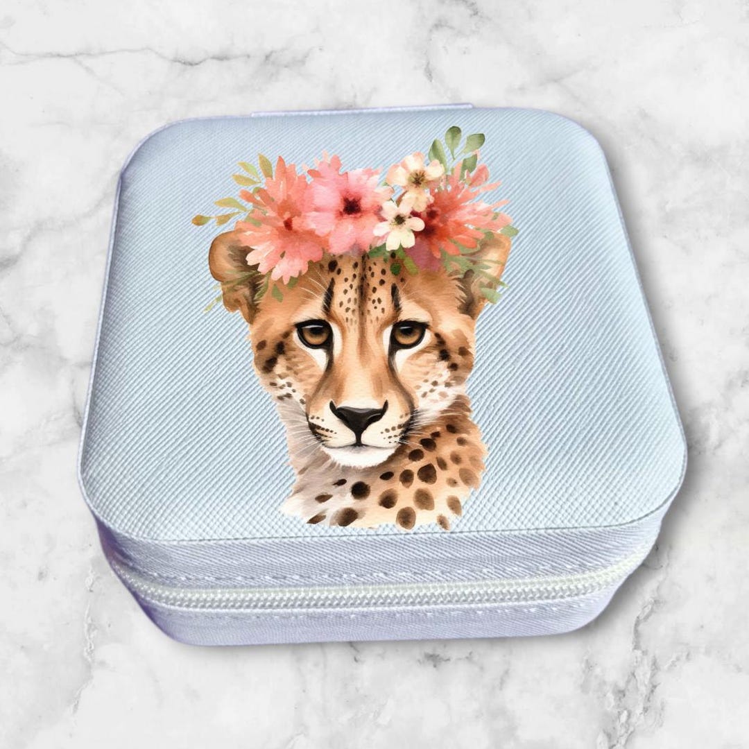 Cheetah Design – Bold Jewellery Box - Etsy