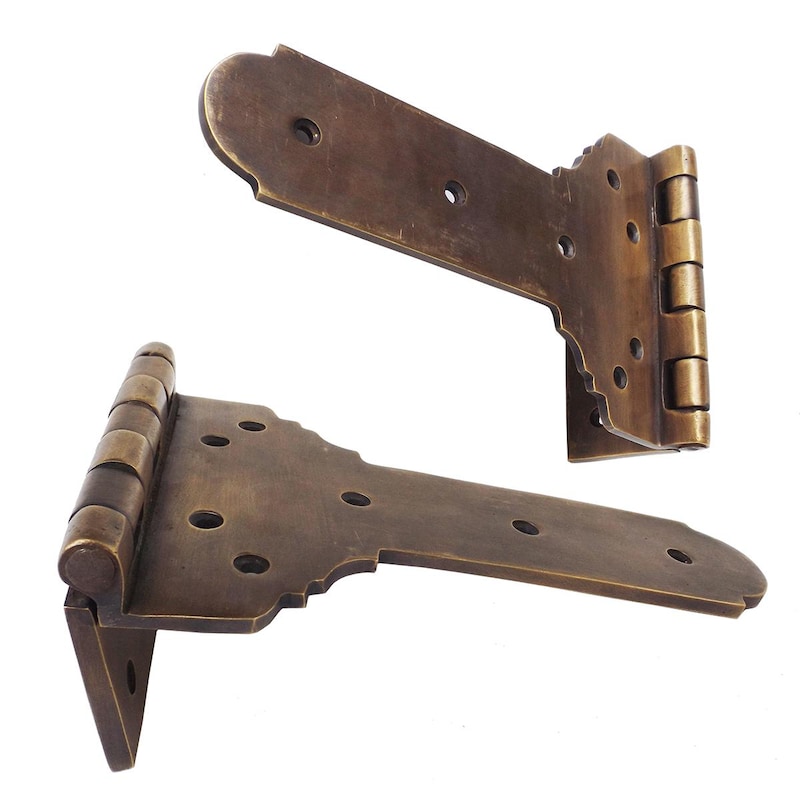 Large Gate Hinges Vintage - Etsy