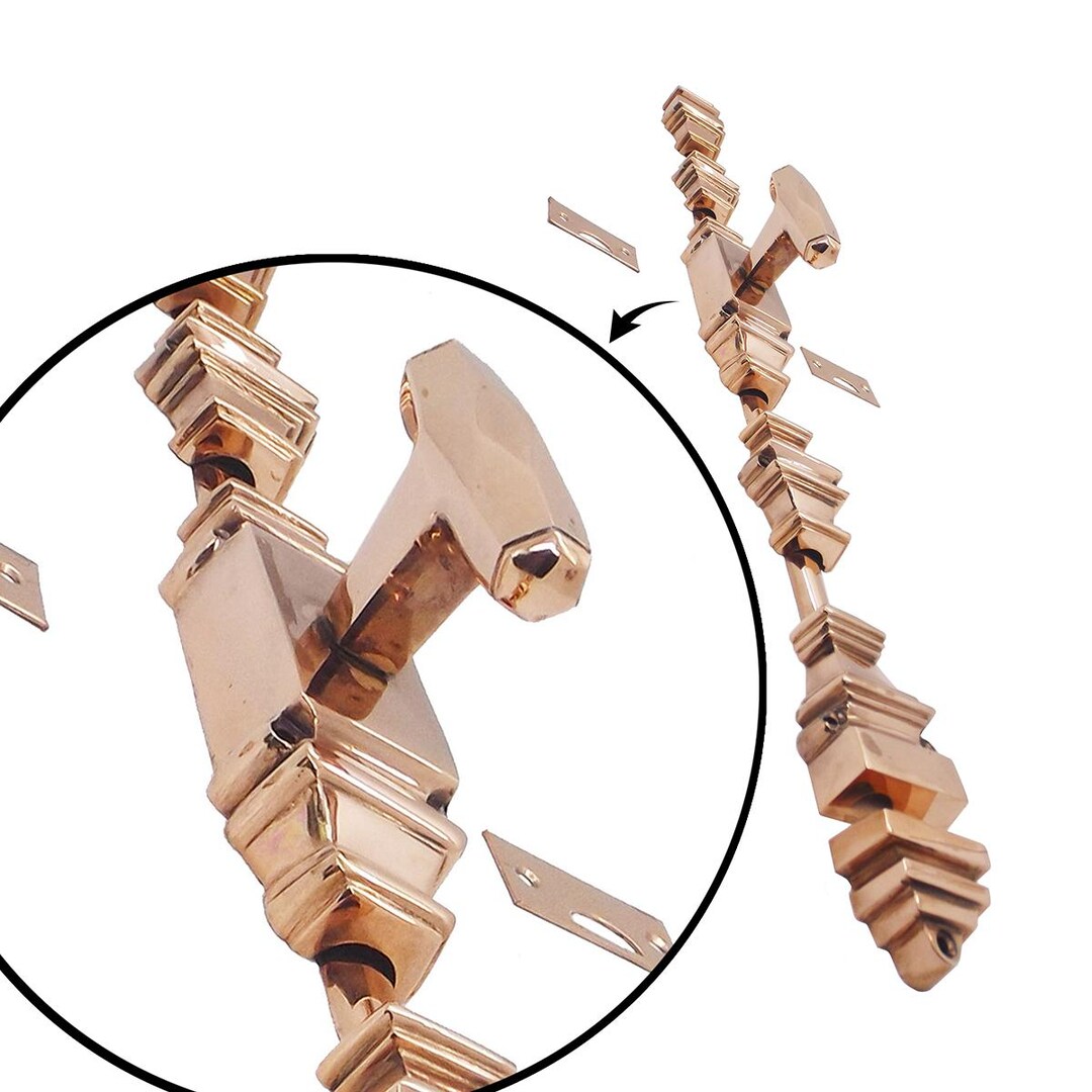 200 Cm Handcrafted Solid Brass Cremone Bolt for Windows & Cabinets ...