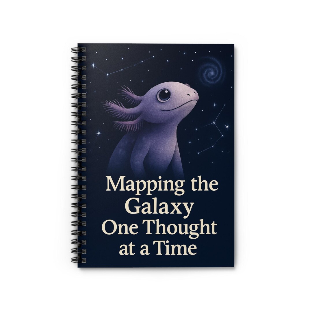 Mapping the Galaxy One Thought at a Time Notebook Neurodivergent Gift ...