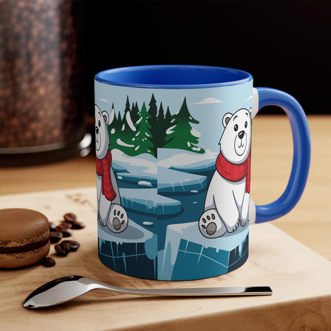 Mug / Animal / Bear / Iceberg Theme / Coffee Cups / Gift - Etsy