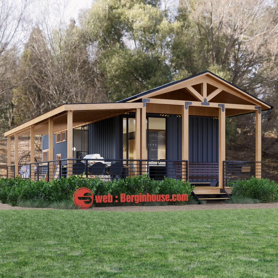 2x40' Container Home Plans 2 Bedrooms - Modern Container House Floor ...