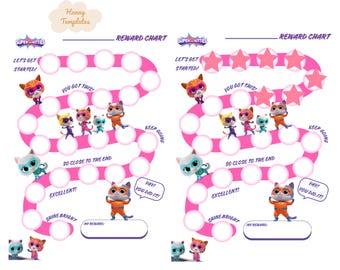 Moana Reward Chart | Printable Behavior Chart - Daily Chore Chart ...