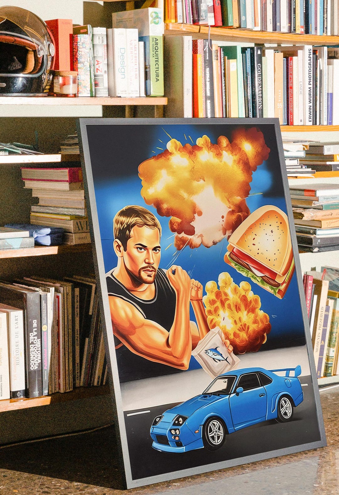 Bootleg Movie Posters, Street Racer, Fast Car Funny Wall Art Print ...