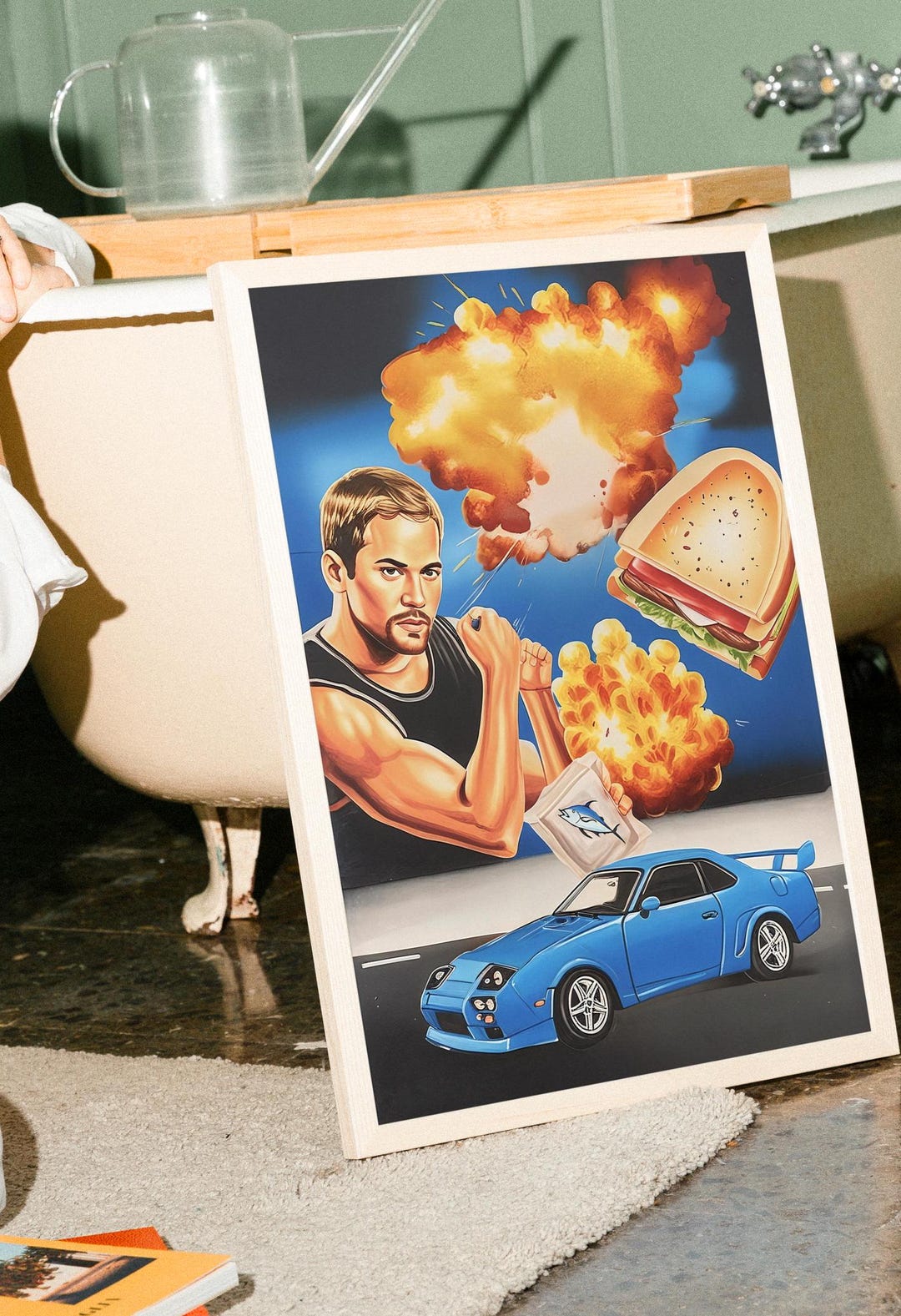 Tuna Boy, Bootleg Movie, Posters for Car Lovers, Retro Wall Art, Movie ...