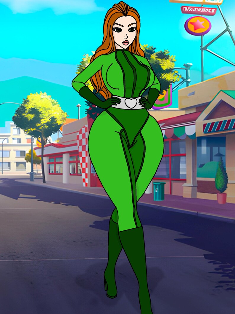 Sam From Totally Spies (cartoon Network, Teletoon, Nickelodeon) 3D ...