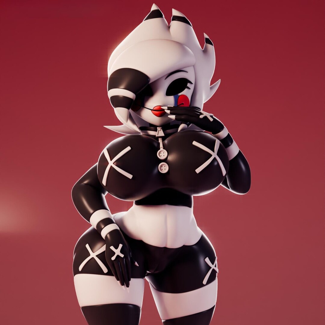 Sfw Nsfw Marie Fnaf Stl File Sexy Animatronic Waifu 3d Print Model Lewd Horror Fan Art