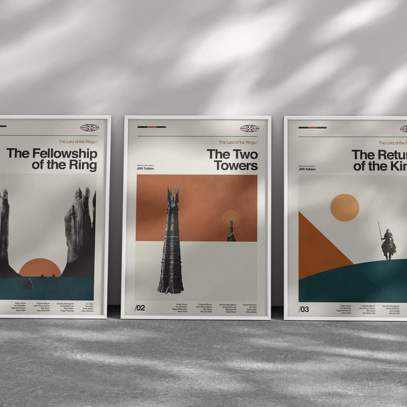 Lord of the Ring Posters - Etsy
