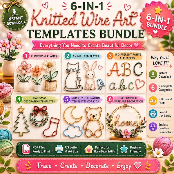 Flower Wire Art - Etsy UK
