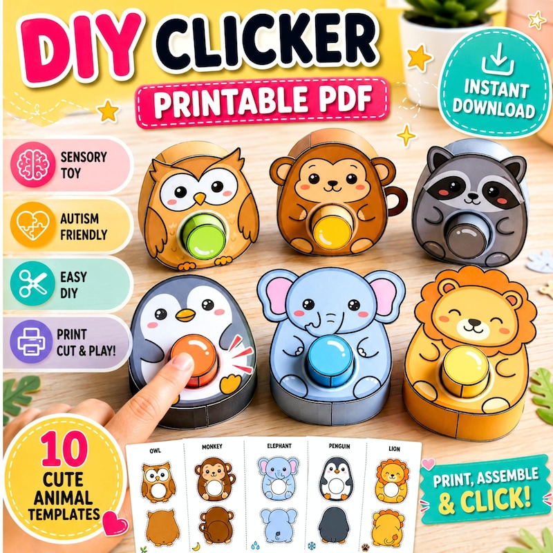 Clicker Fidget Toy - Etsy
