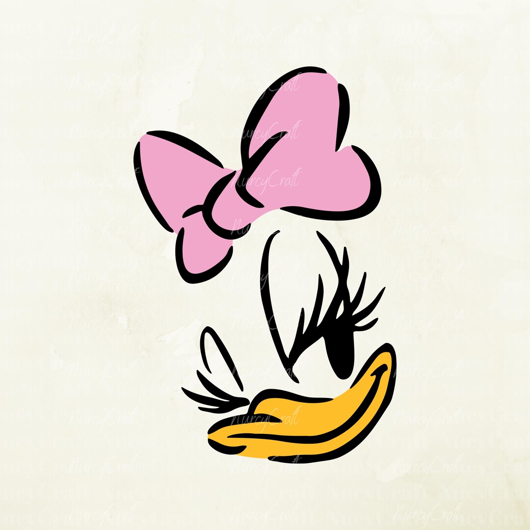 Miss Duck Face Svg, Duck Smile Svg, Daisy Duck Shirt Design Svg, Daisy ...