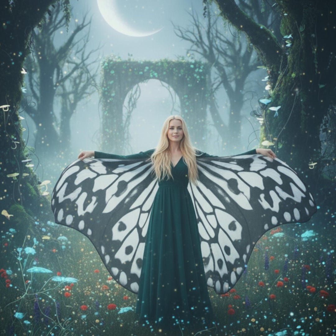 Butterfly Wings Monarch Cape Costume Adult Fairy Wings Chiffon Belly ...