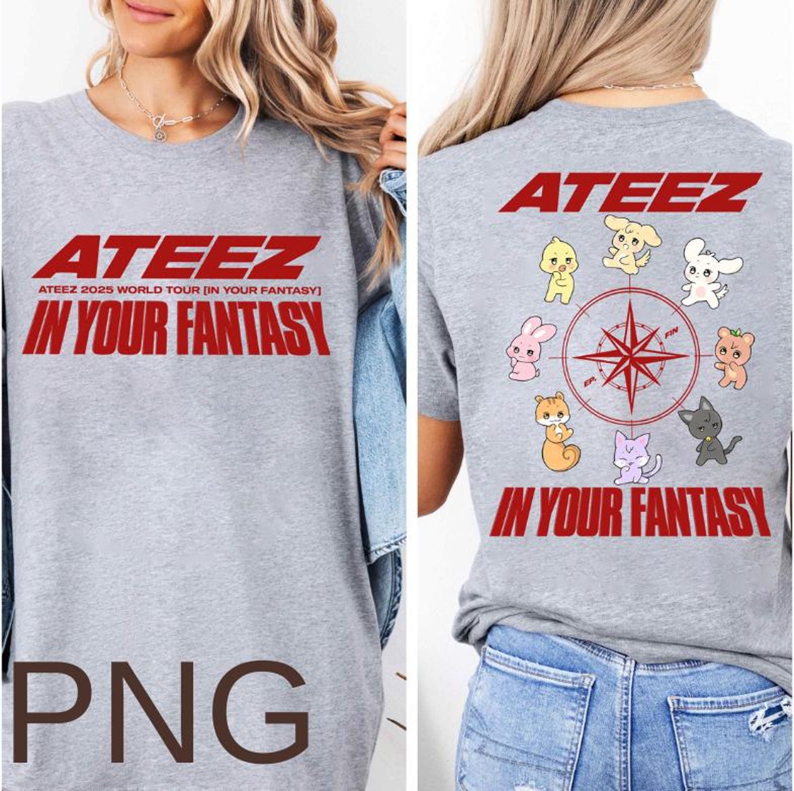 Ateez World Tour in Fantasy Png, Ateez Golden Hour Png, Ateez Member ...