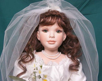 Large porcelain doll | Etsy