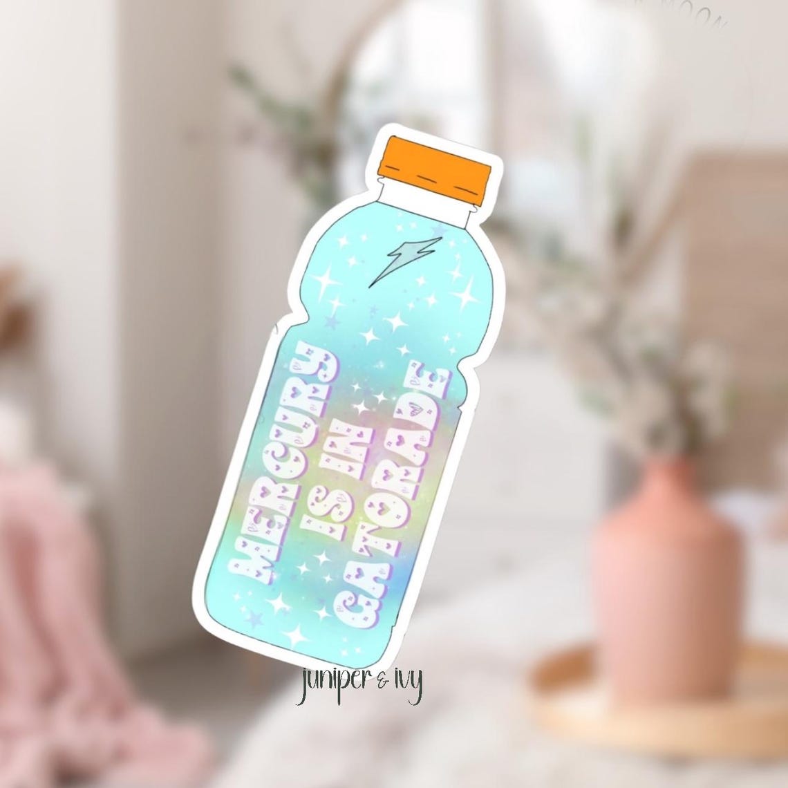 Mercury is in Gatorade Sticker - Etsy