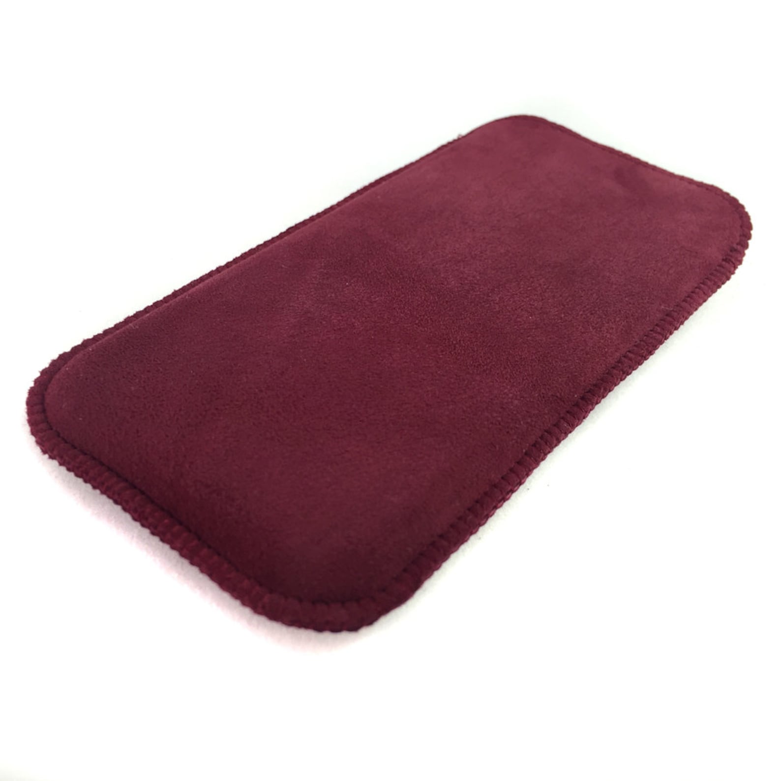 Marsala Red Suede Phone Case, Made to Measure; Real Leather - Etsy