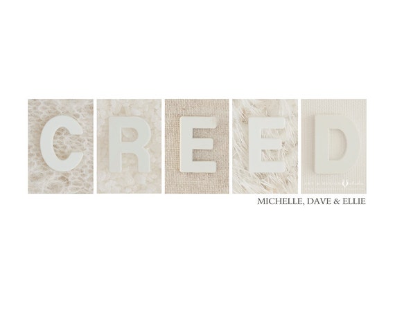 Personalized Last Name Art Last Lame Letter Art Personalized - Etsy