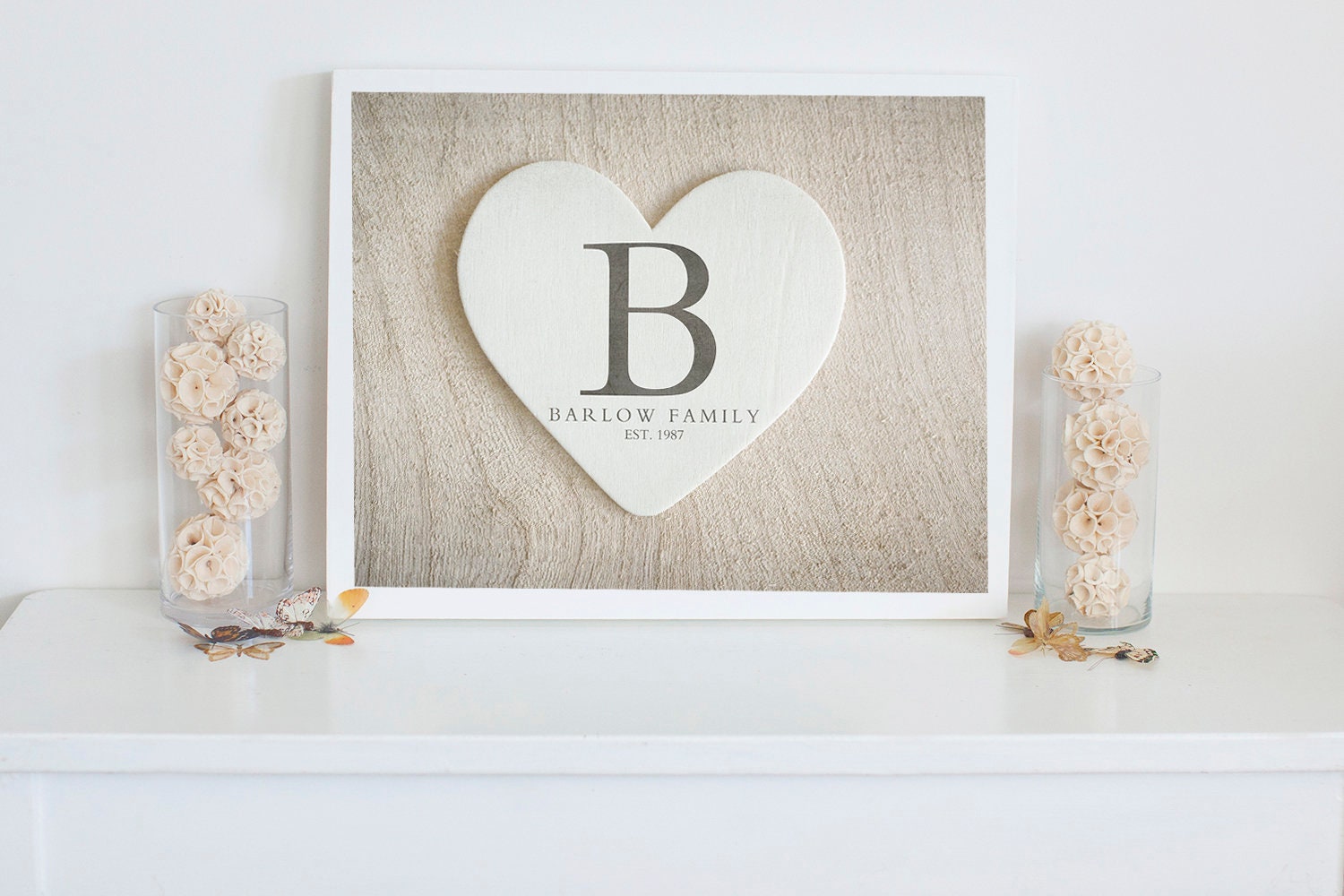 Personalized Baby Name Print New Baby Gift Christening Gift | Etsy