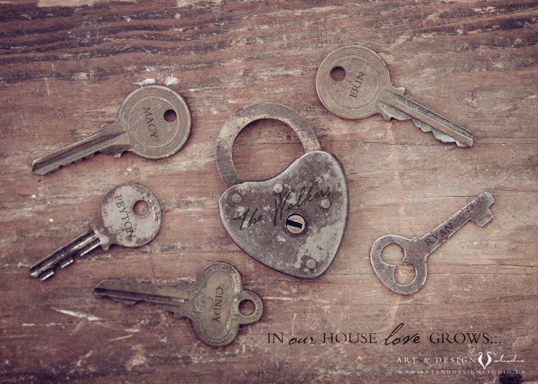 Inspirational Family Gifts, Rustic Family Sign, Personalized Family ...