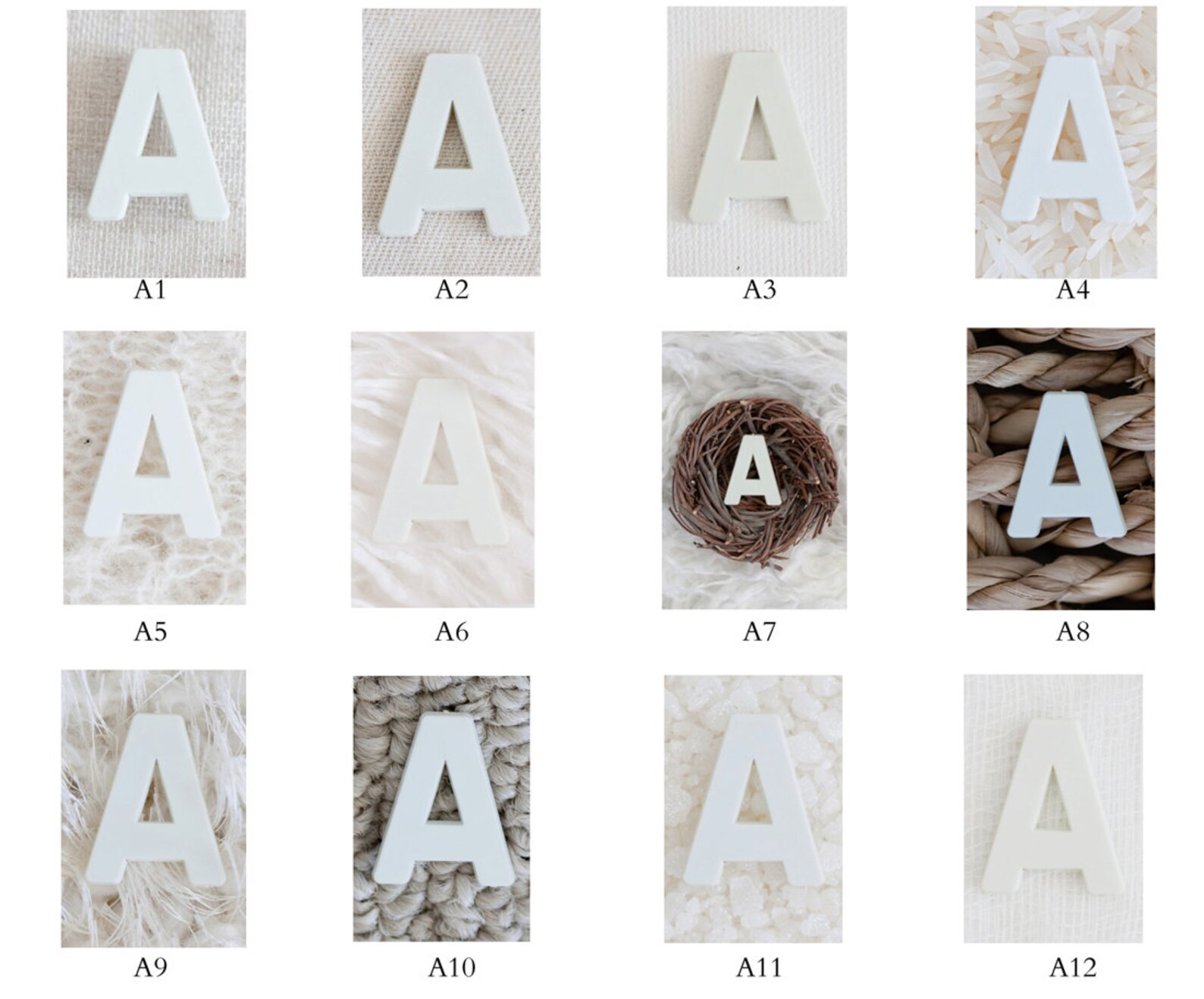 Letter A Alphabet Art Letter Art Print Alphabet Photos - Etsy