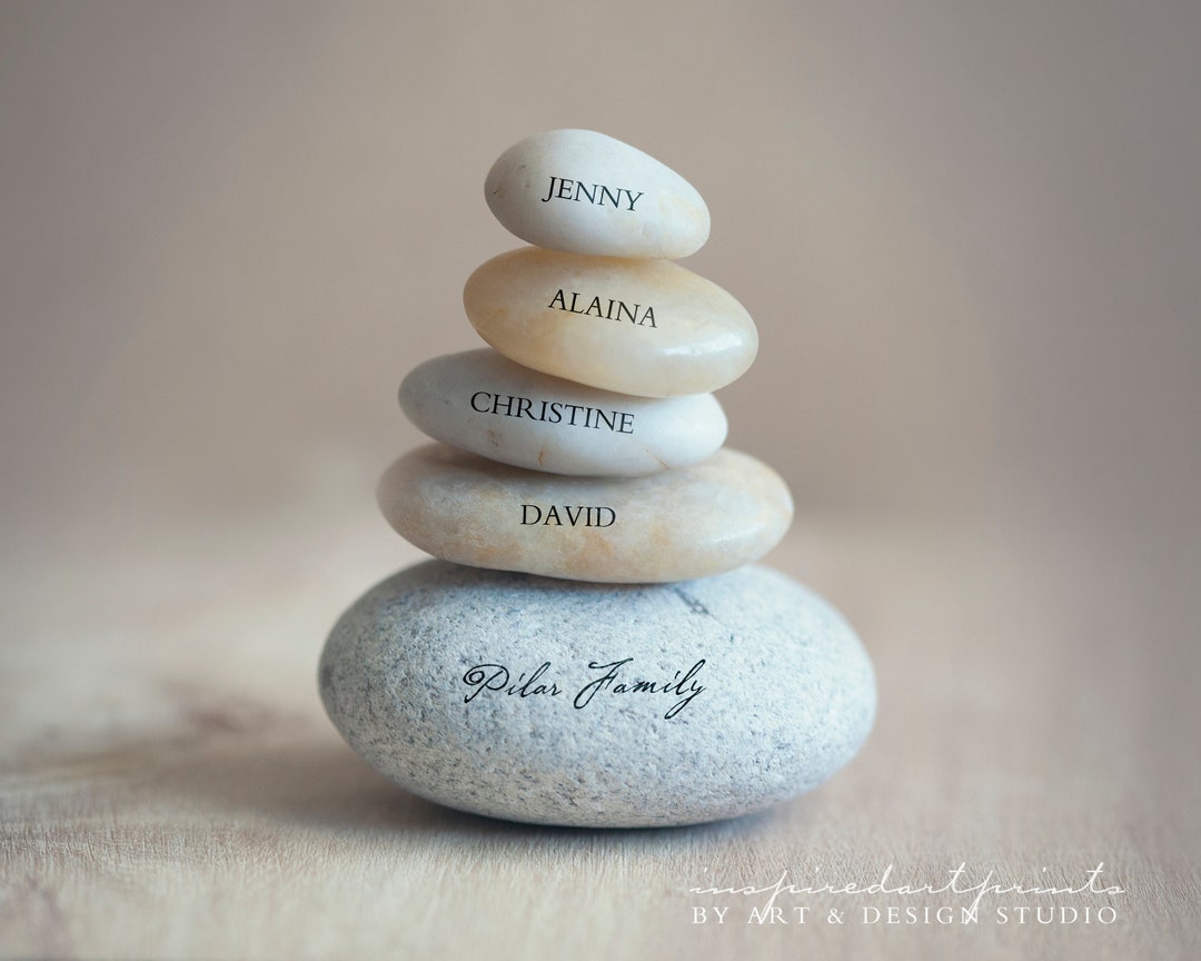 Family Names Wall Art, New Home Housewarming Gift, Personalized ...