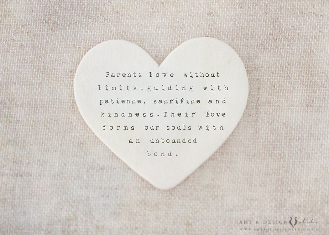 Personalized Parent Gift Inspirational Parent Quote Custom - Etsy