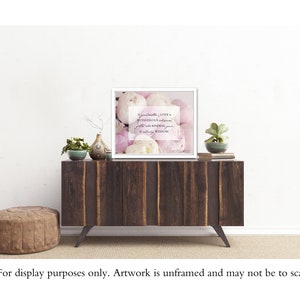 Inspirational Floral Art Print, Inspirational Quote With Flowers ...