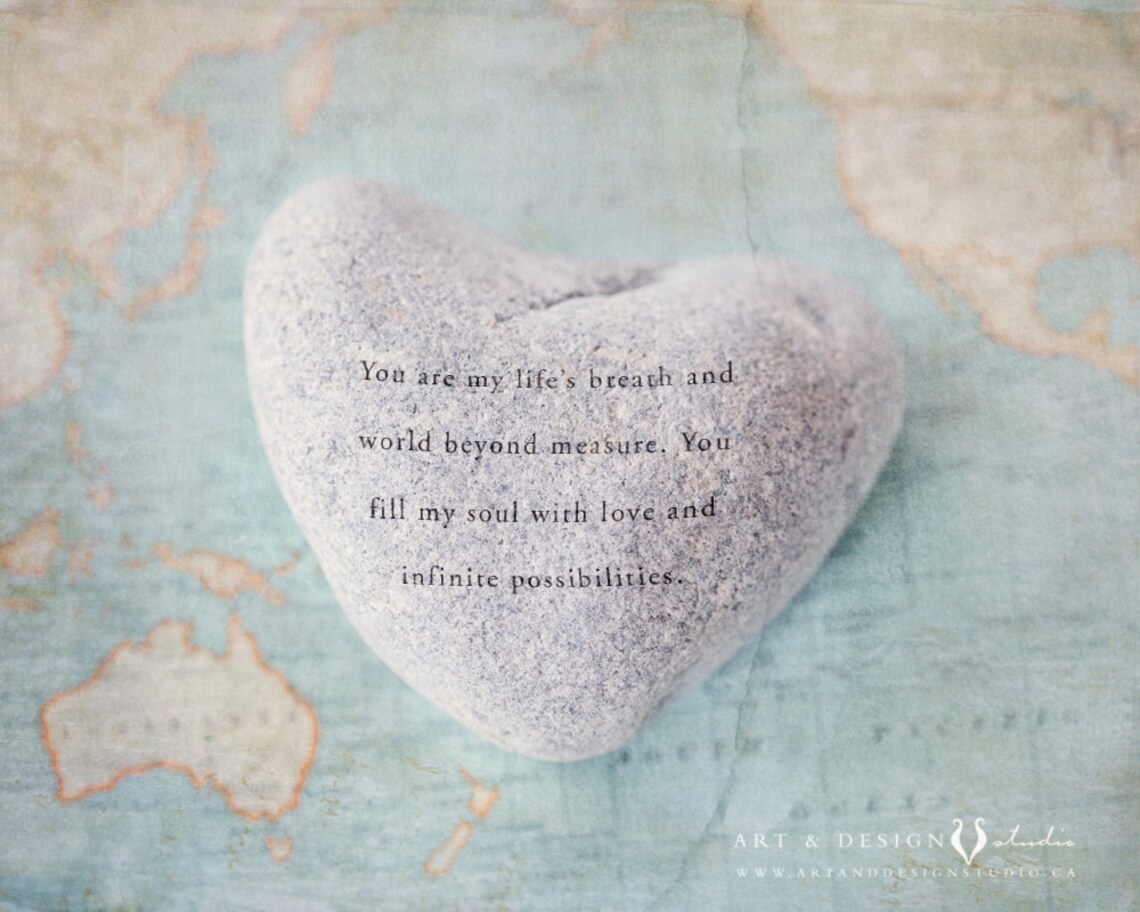 Love Print Love Poster Love Poem Travel Art Maps - Etsy