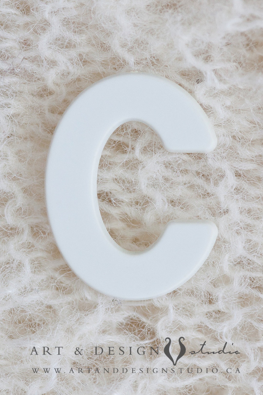 Letter C Wall Art, Nursery Letter Ideas, Alphabet Art Photos, Modern ...
