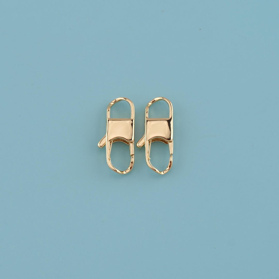 18K Gold Filled Figure 8 Clasp,double Opening Figure 8 Clasp Multi ...