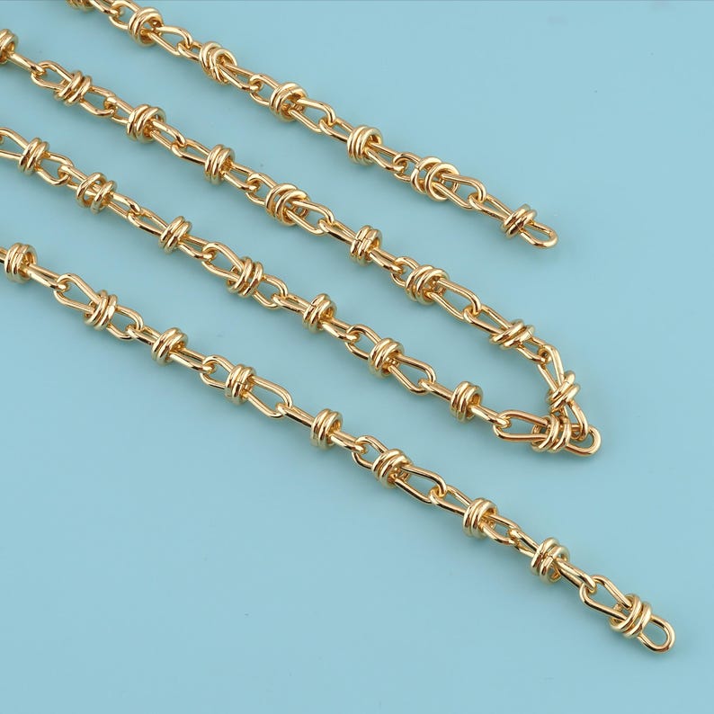 1 Meter 18K Gold Filled Oval Cable Chain,oval Cable Chain Chain for ...