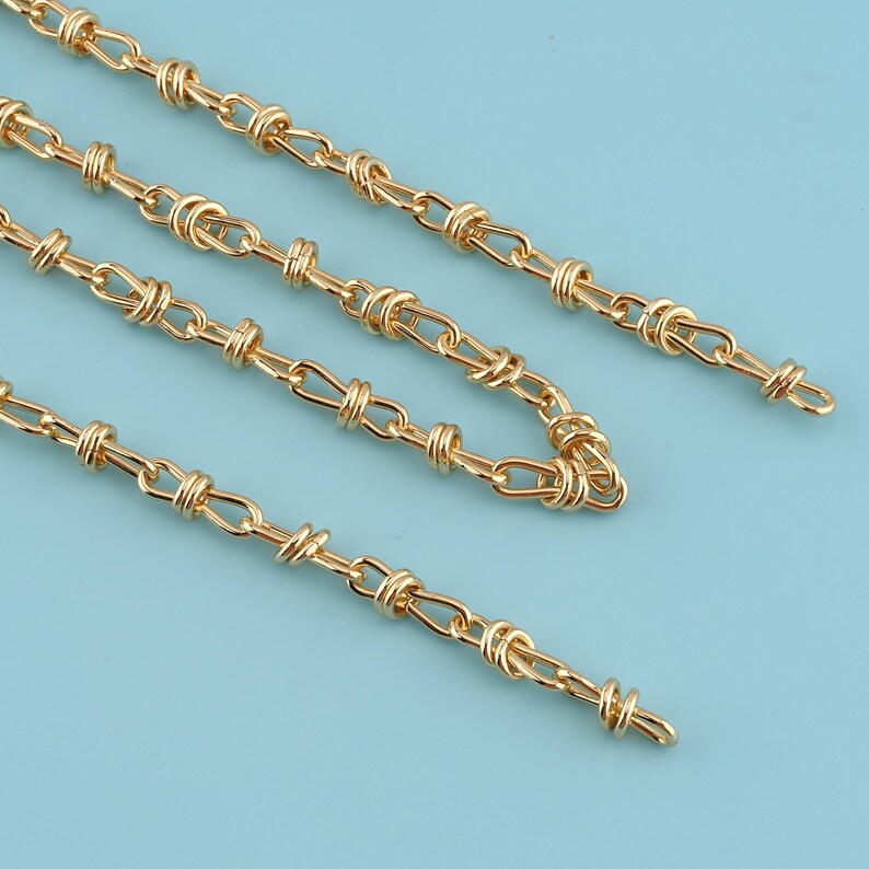 1 Meter 18K Gold Filled Oval Cable Chain,oval Cable Chain Chain for ...