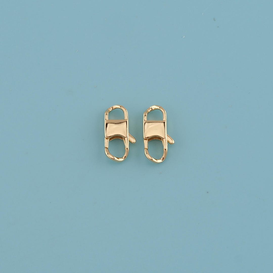 18K Gold Filled Figure 8 Clasp,double Opening Figure 8 Clasp Multi ...