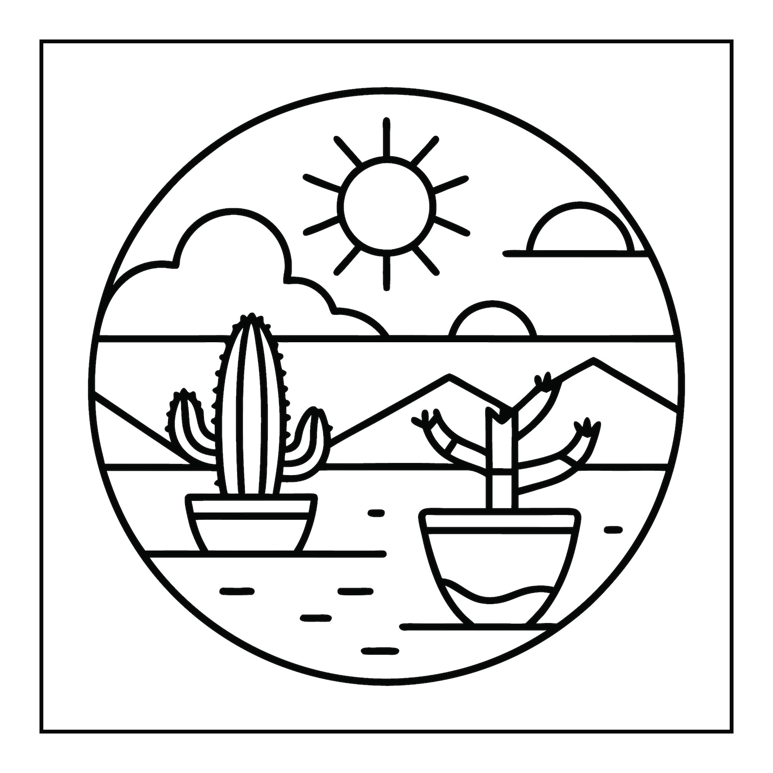 Minimal Art Coloring Book Bold and Easy - Etsy