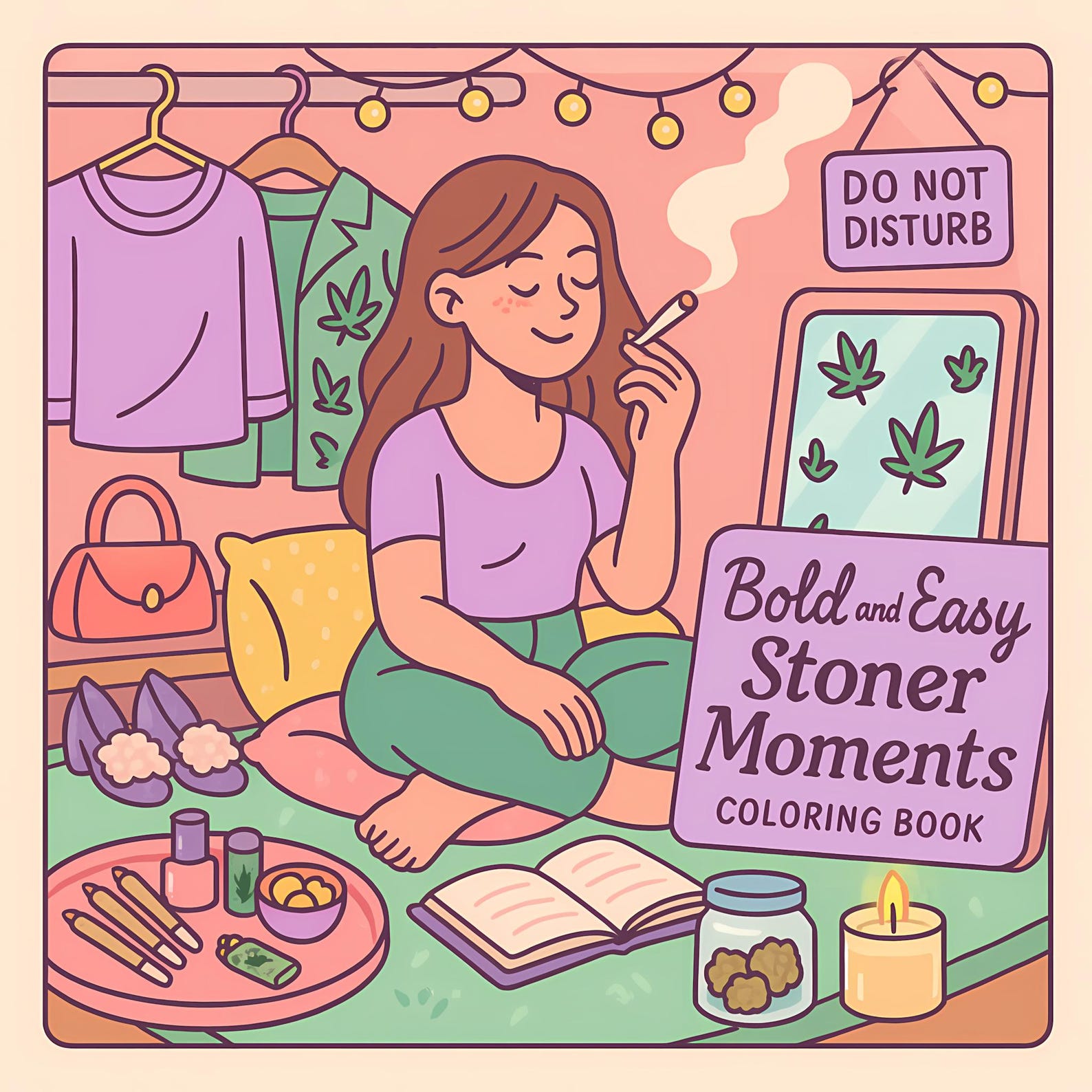 Stoner Moments Coloring Pages - Etsy