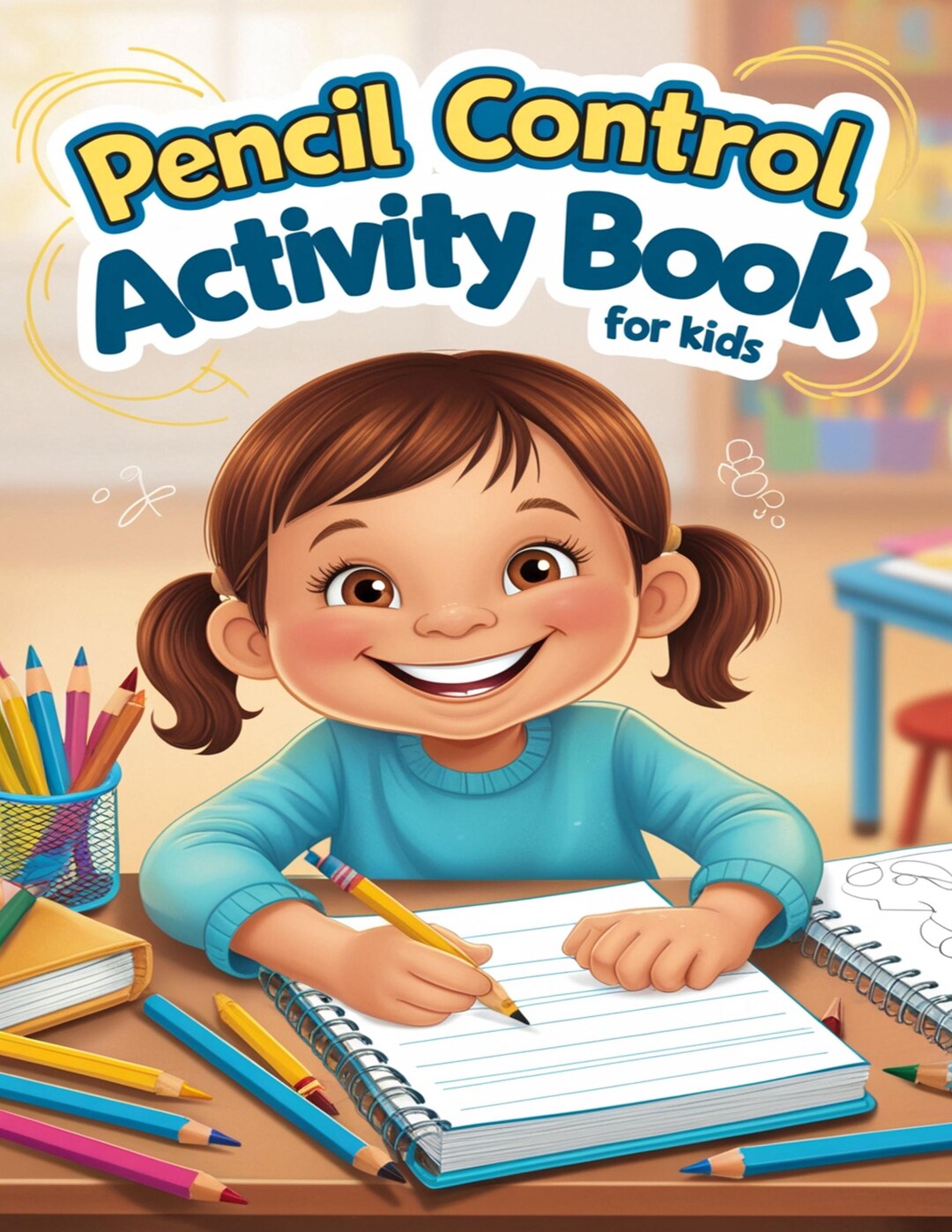 Pencil Control Activity Book for Kids - Etsy